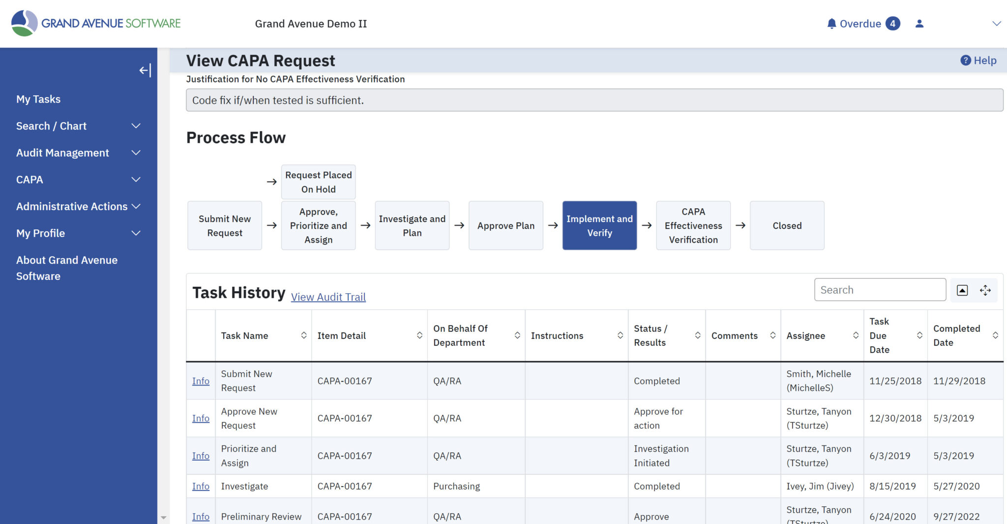 CAPA - Streamlined Corrective & Preventive Action Management
