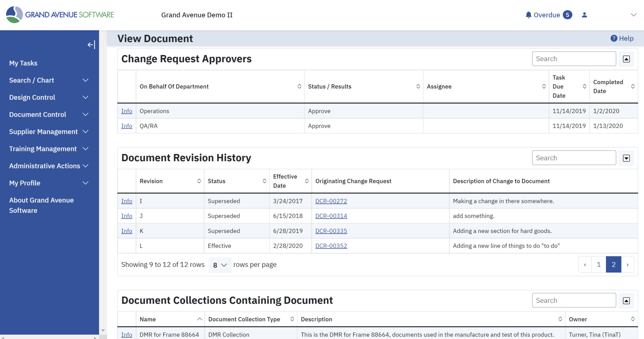 Document Control - Manage Documentation Workflows